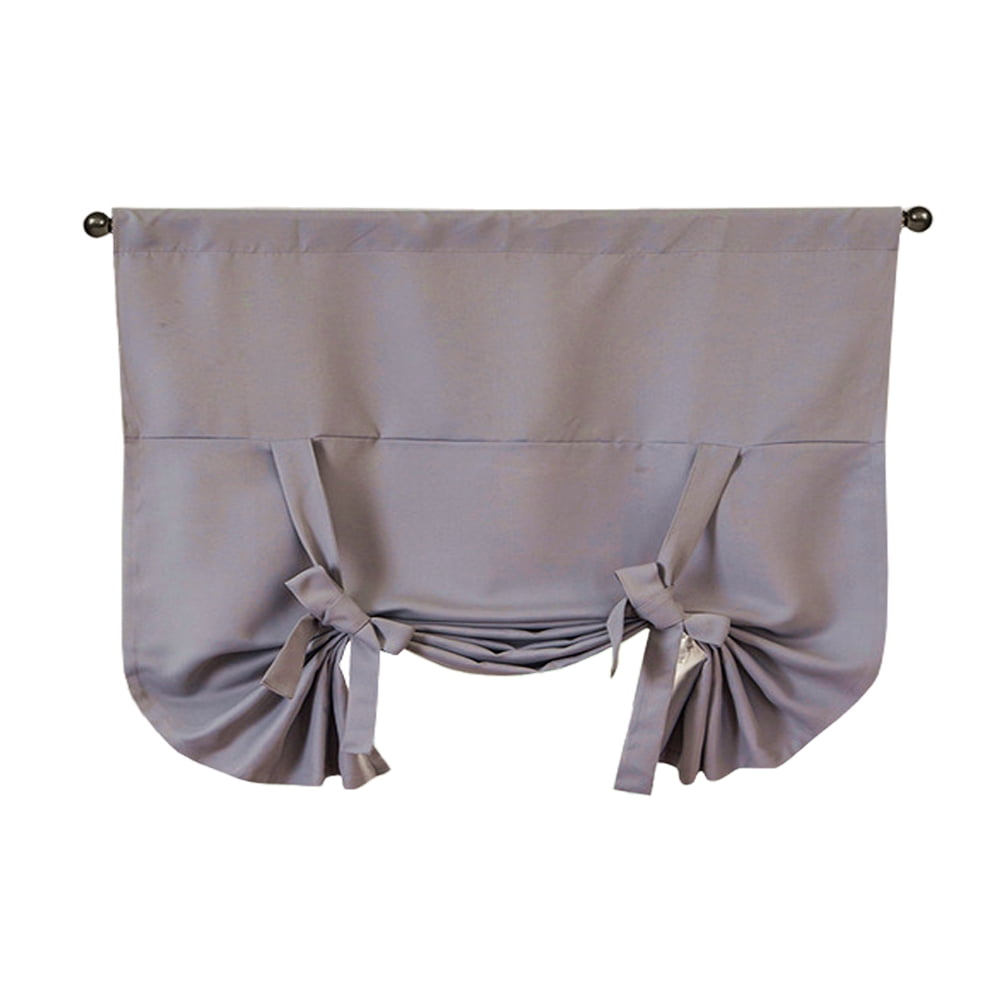 Tie Up Shade for Window Thermal Insulated Room Darkening Rod Pocket ...