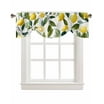 Alishomtll Valance Curtains Blossom Floral Print Window Curtain Valance ...