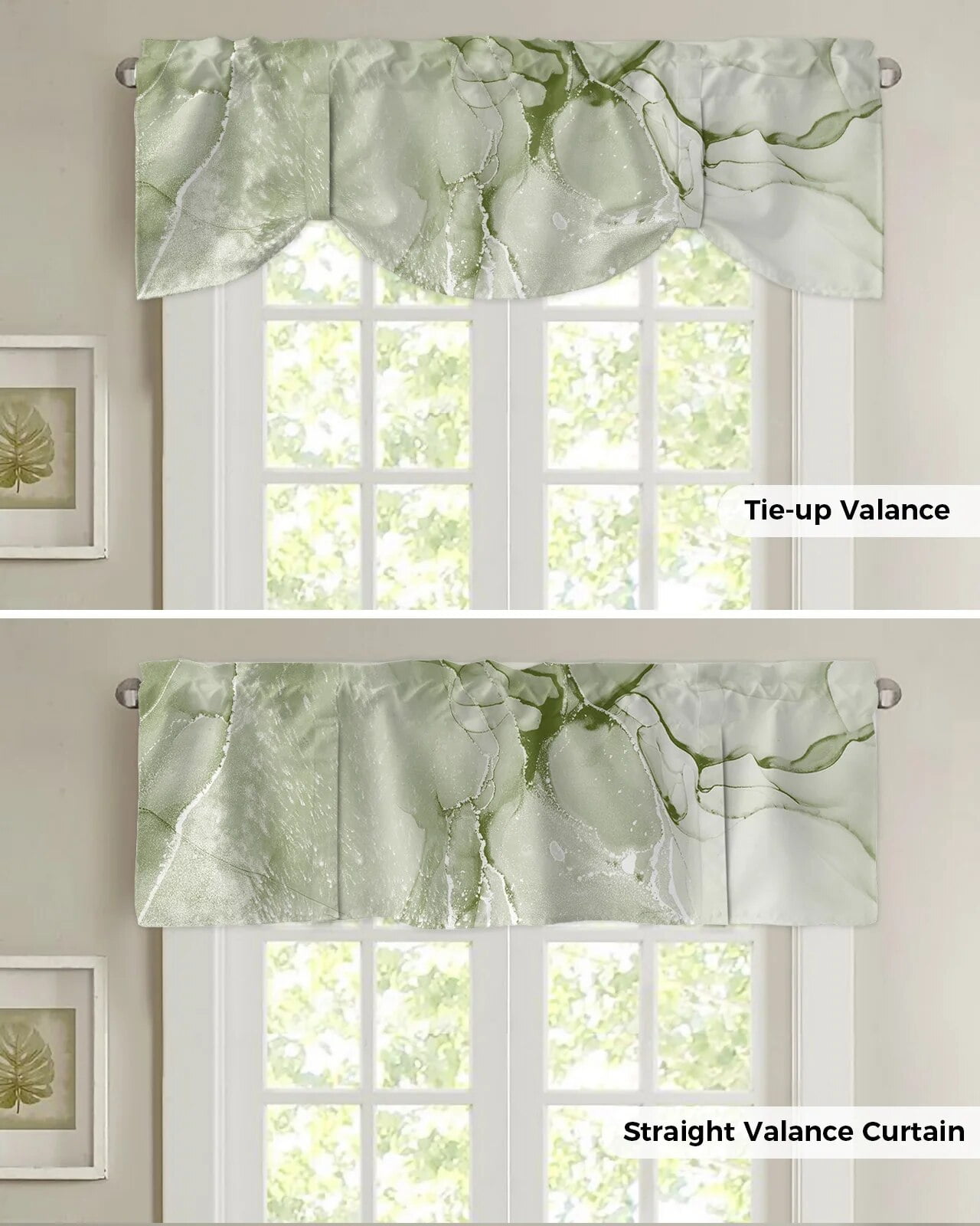 Tie Up Valance for Windows Marble Gold Texture Black Kitchen Valance Curtain Window Valance for ...
