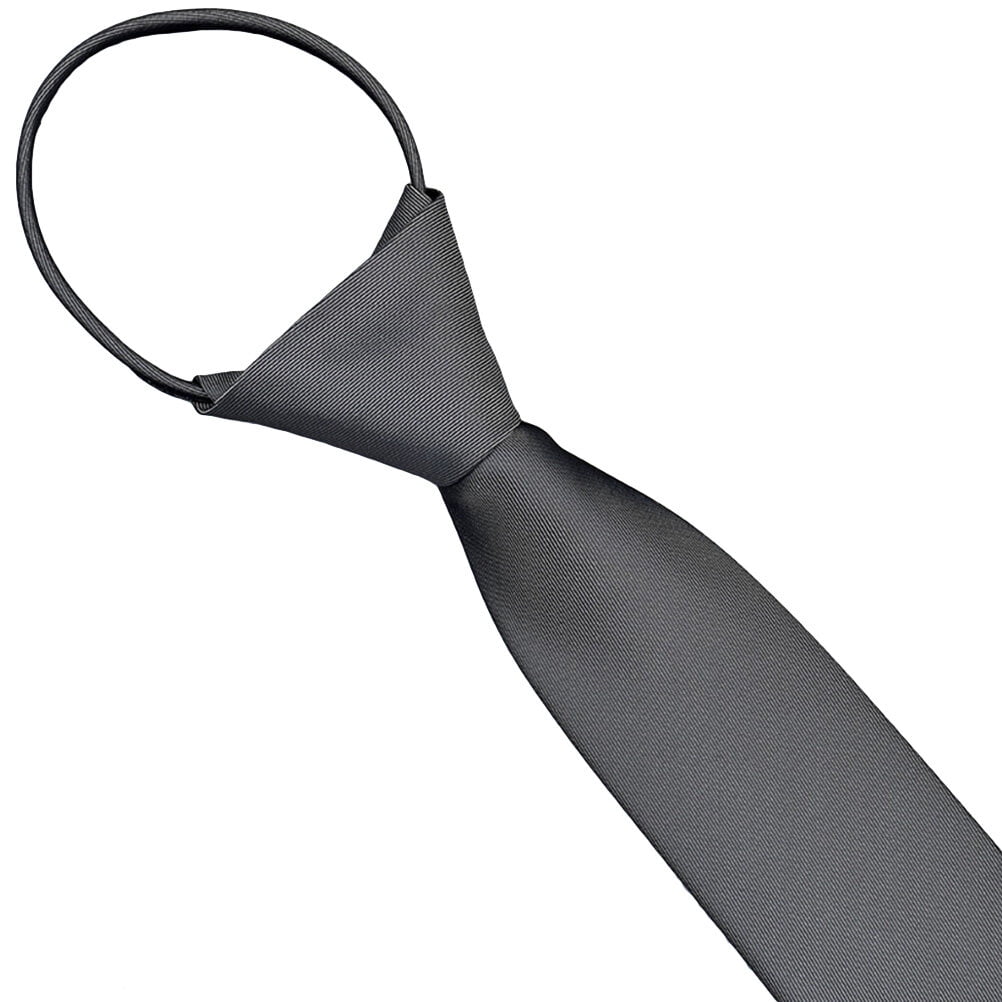 Tie Zipper Ties Neck Necktie Mens Zip Up Formal Pretied Lazy Men ...