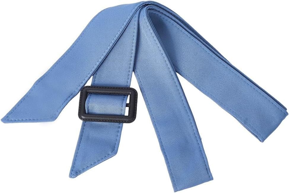 Tie a Knot Polyester Waist Belt with Plastic Buckle for Shirt Dress ...