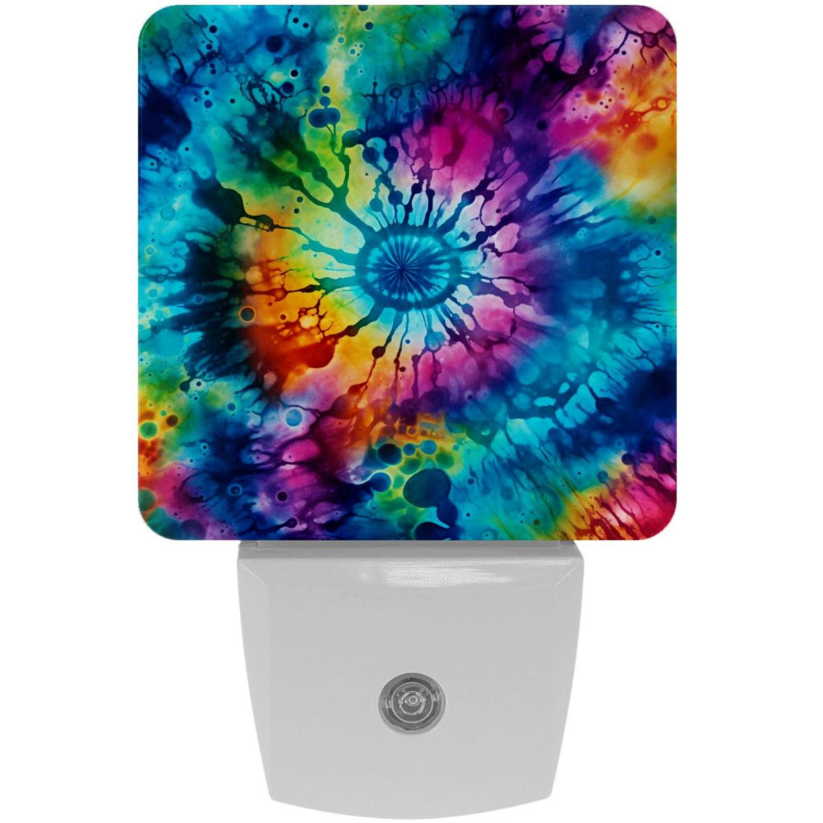 Tie-dye LED Square Night Lights - Elegant and Energy Efficient Lighting ...