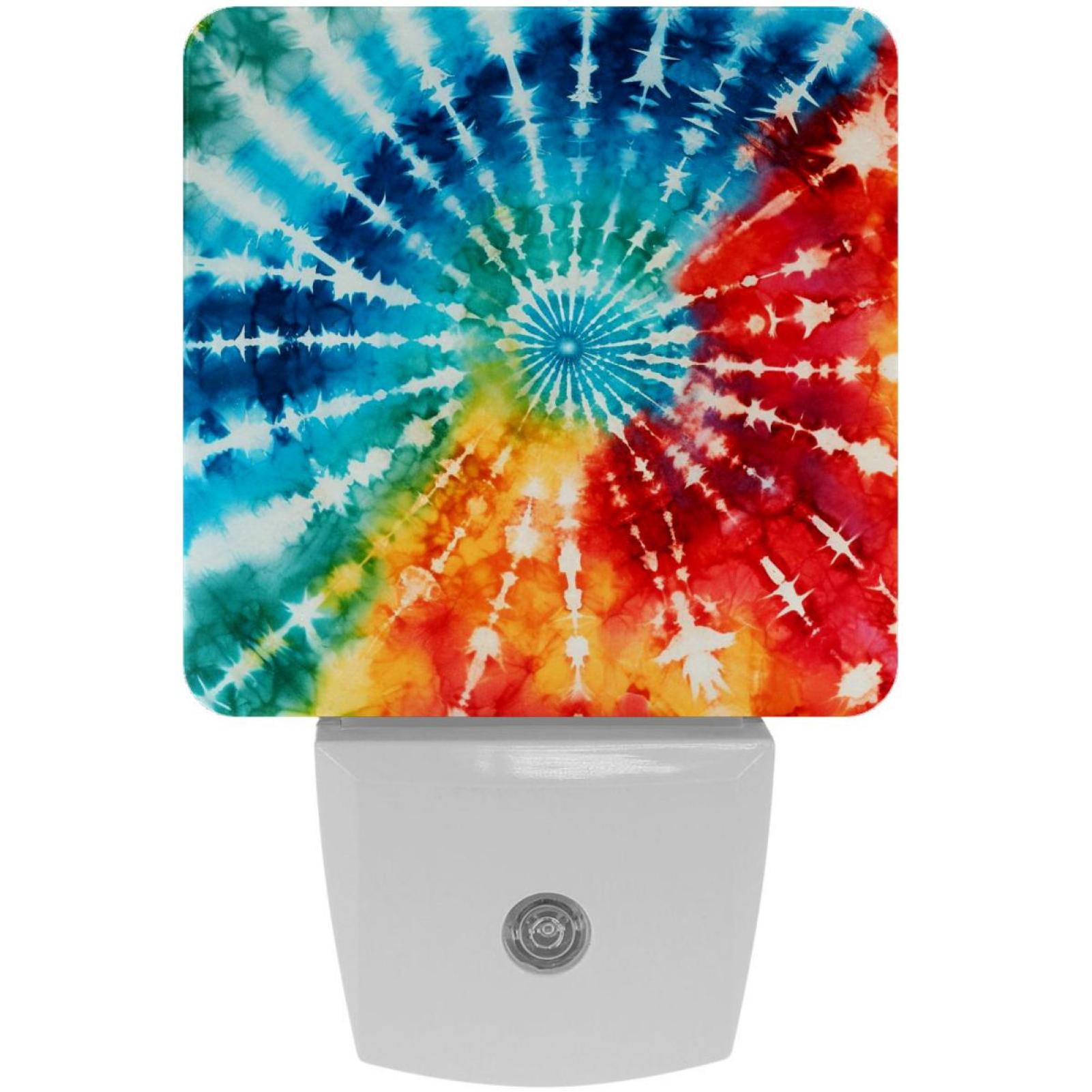 Tie-dye LED Square Night Lights - Energy Efficient and Stylish Room ...