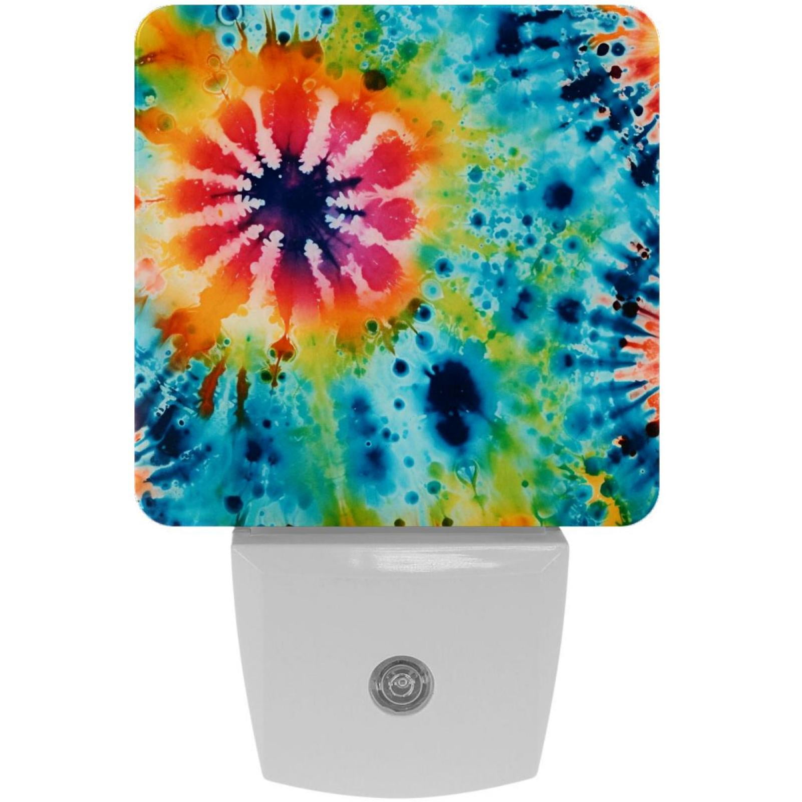 Tie-dye LED Square Night Lights - Modern Design, Energy Efficient ...