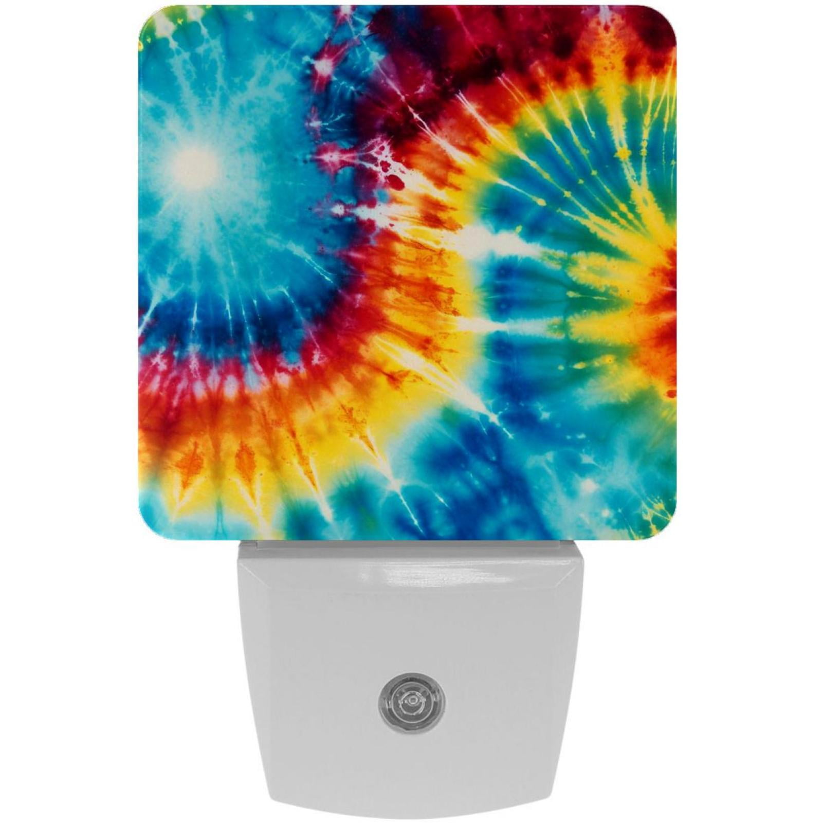 Tie-dye LED Square Night Lights - Stylish and Energy-Efficient Room ...