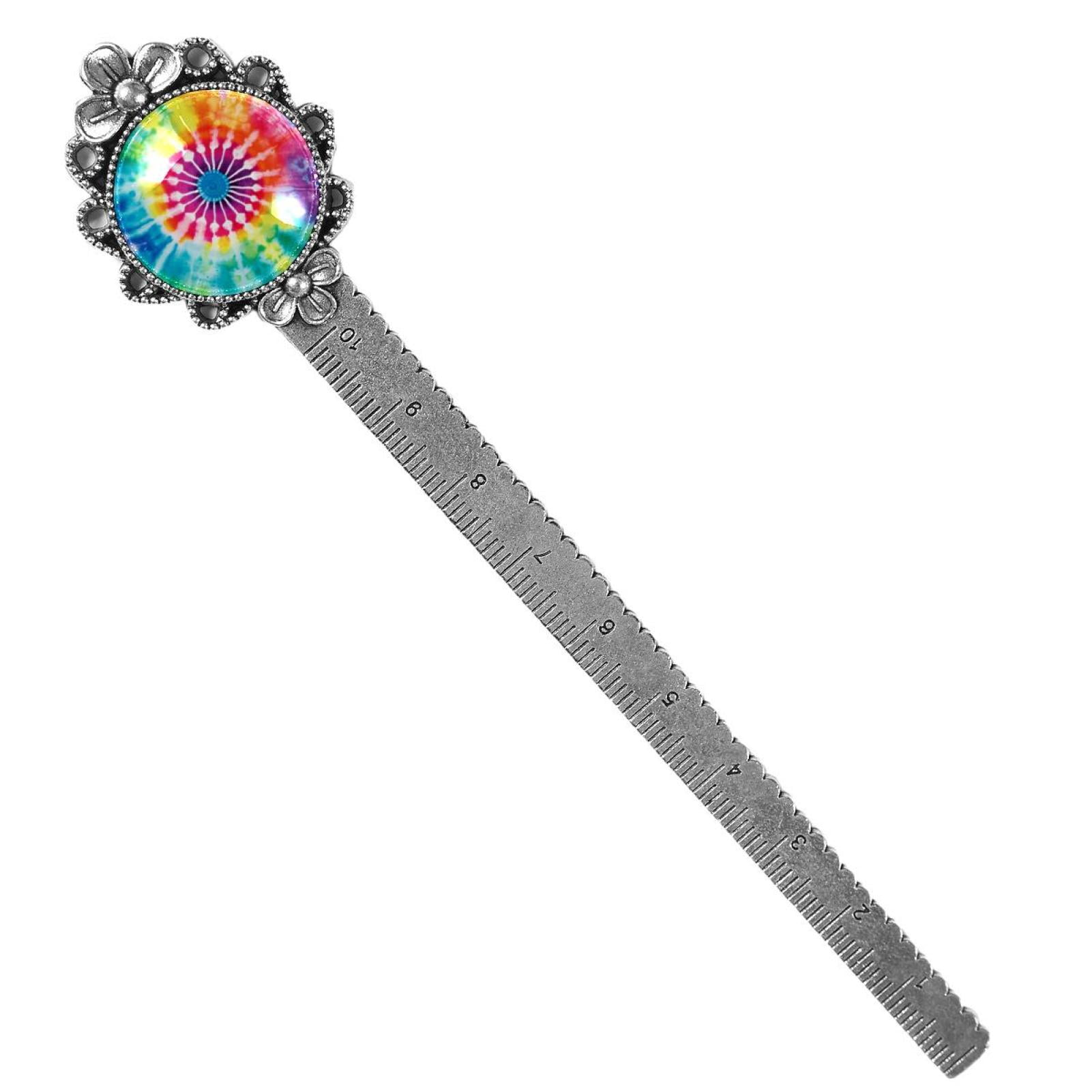 Tie-dye Vintage Silver Lace-Edged Bookmark: a Delightful Gift for Book ...