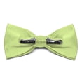 TieMart Adult Clip-On Bow Tie, Lime Green - Walmart.com