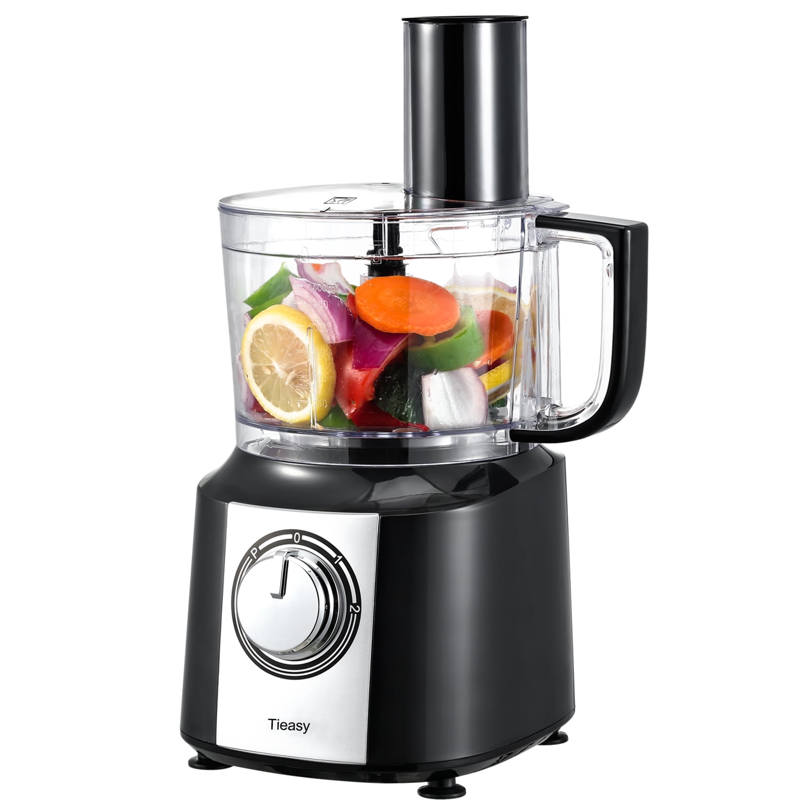 Tieasy New 5 in 1 Multifunctional Food Processor 10 Cup Kitchen Food ...