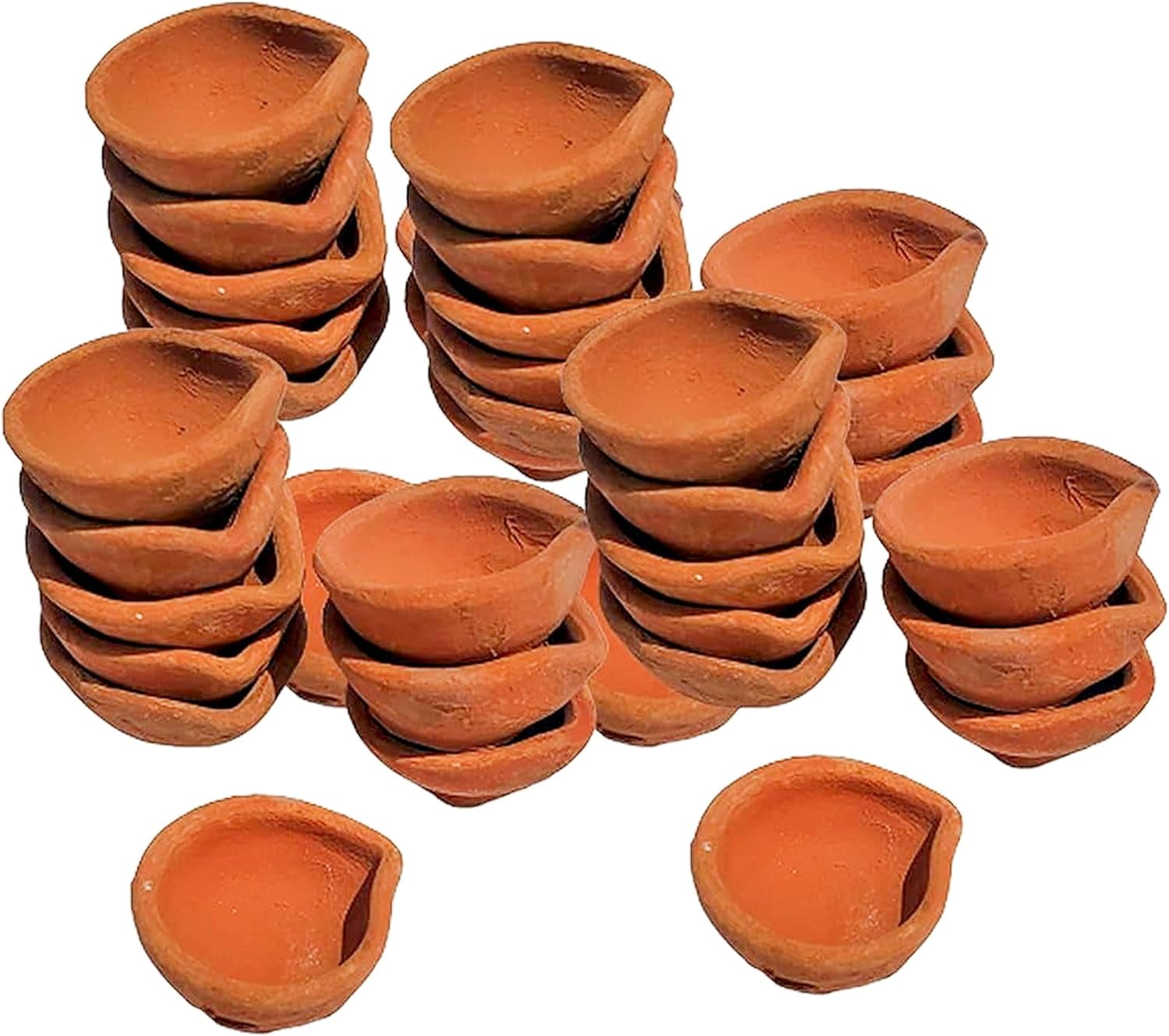 Tied Ribbons Diwali Decor Clay Diya Art & Craft Kit (24 Piece ...
