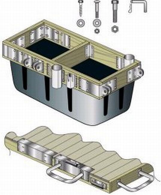 Tiedown 26413 Dock Hardware Reinforcement Backing Plate - Walmart.com