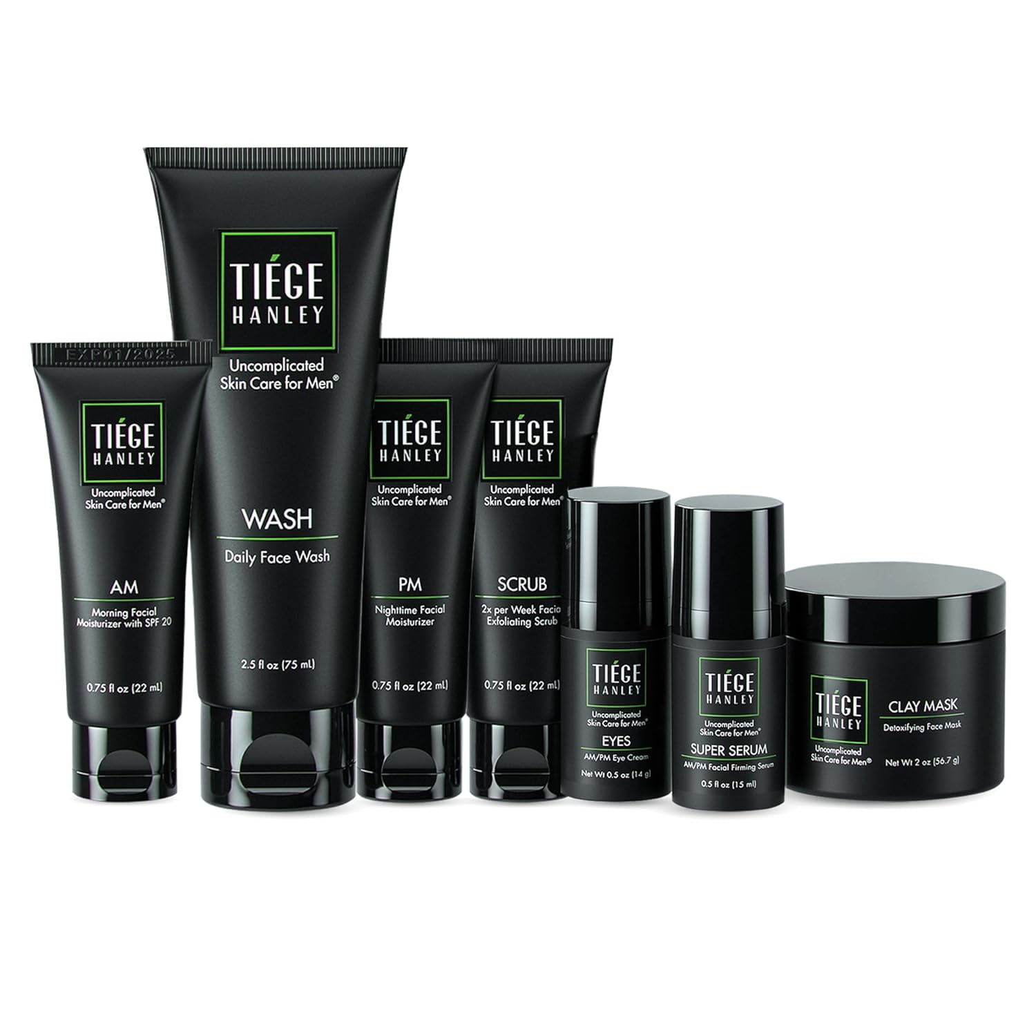 Tiege Hanley Revitalization Skin Care Routine System for Men with Face ...