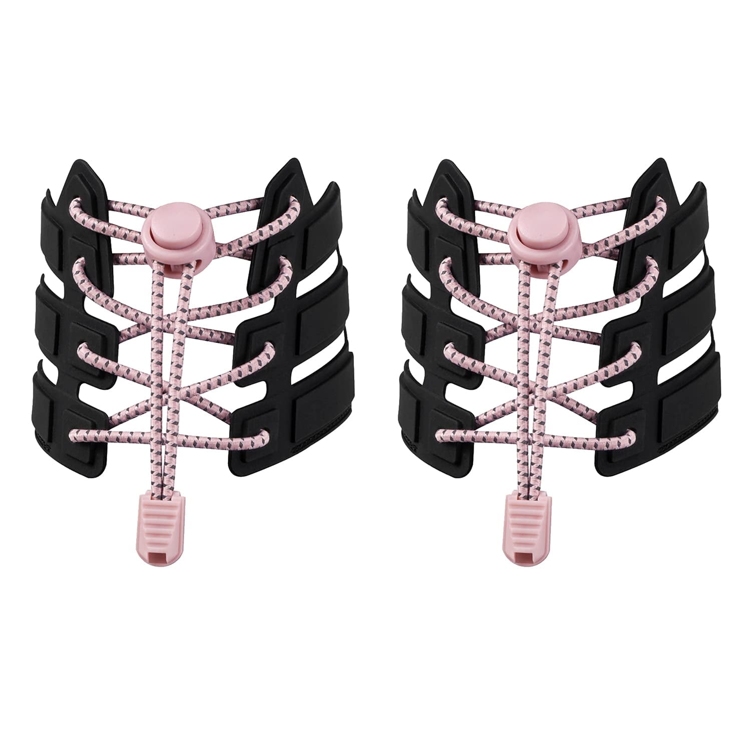 Tieless Elastic Shoe Laces - No Tie Shoelaces - One Size Fits All for ...