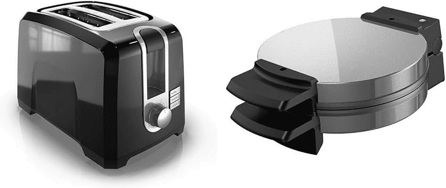 Tielewhite 2-Slice Toaster, T2569B, Extra Wide Slots, 6 Shade Settings ...