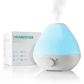 Crane Ultrasonic Elephant Humidifier, 1 Gallon Cool Mist Animal ...