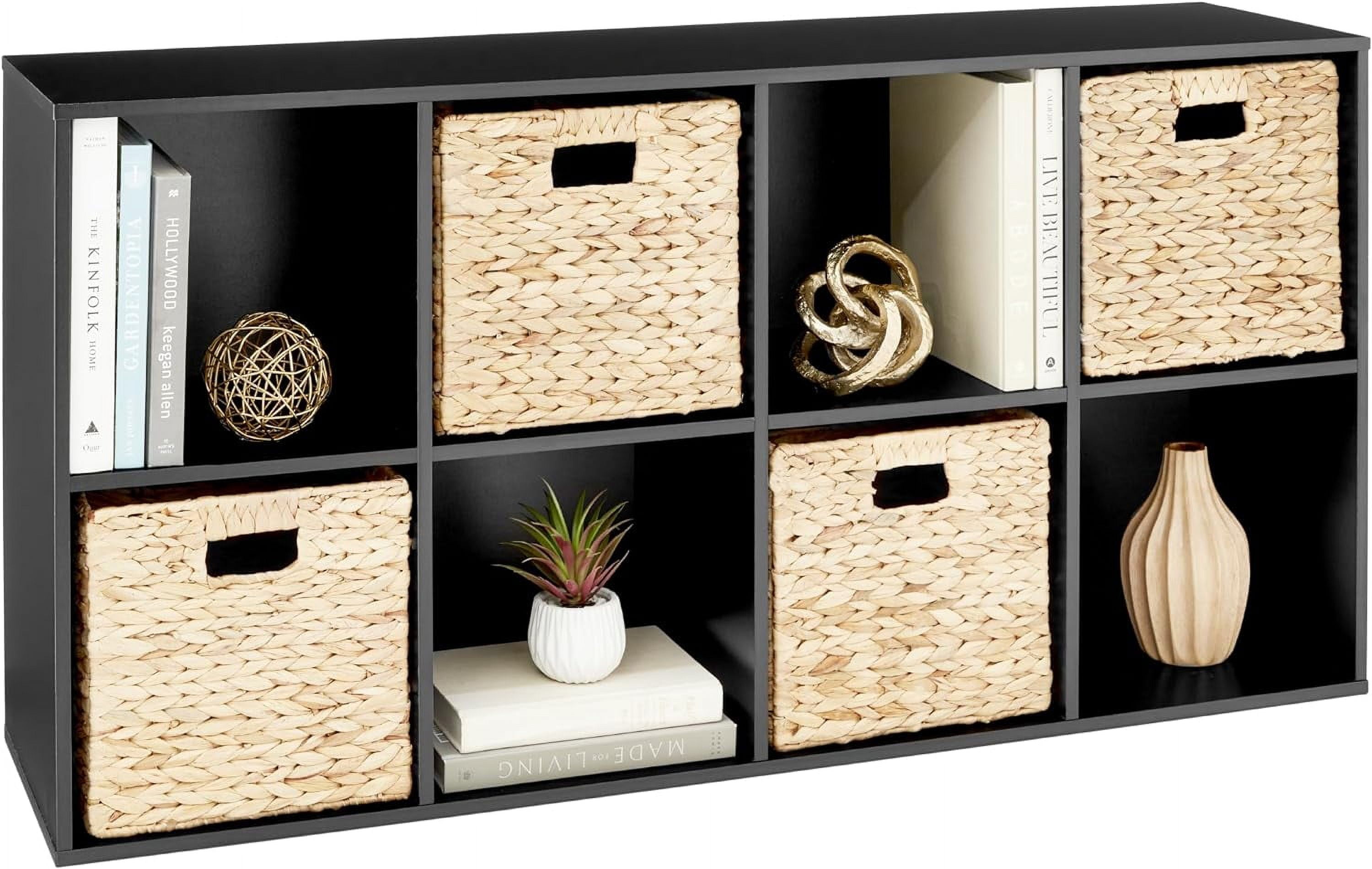 Tielewhite 9-Cube Storage Organizer, 11in Shelf Opening, Bookcase ...