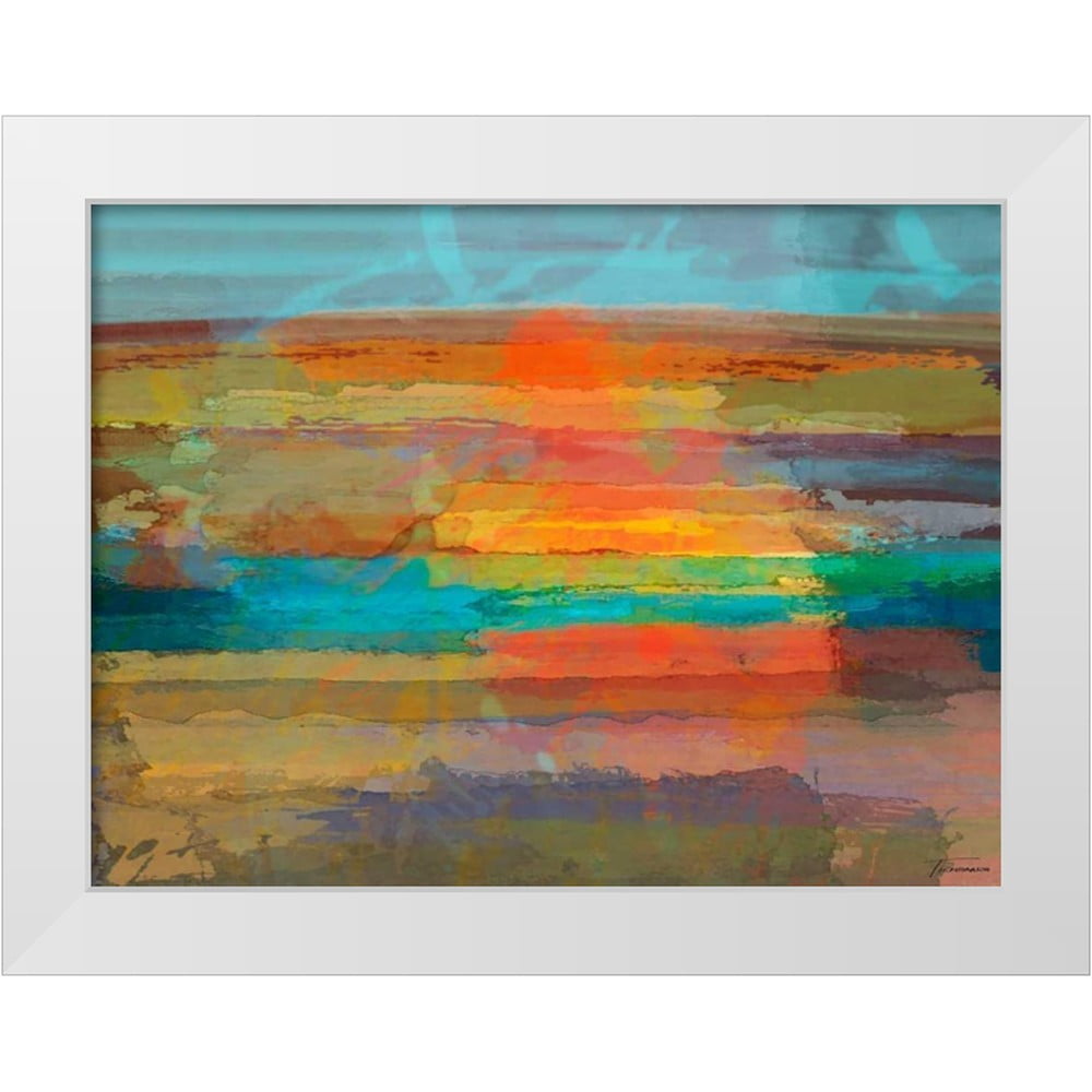 Tienhaara, Michael 18x15 White Modern Wood Framed Museum Art Print ...