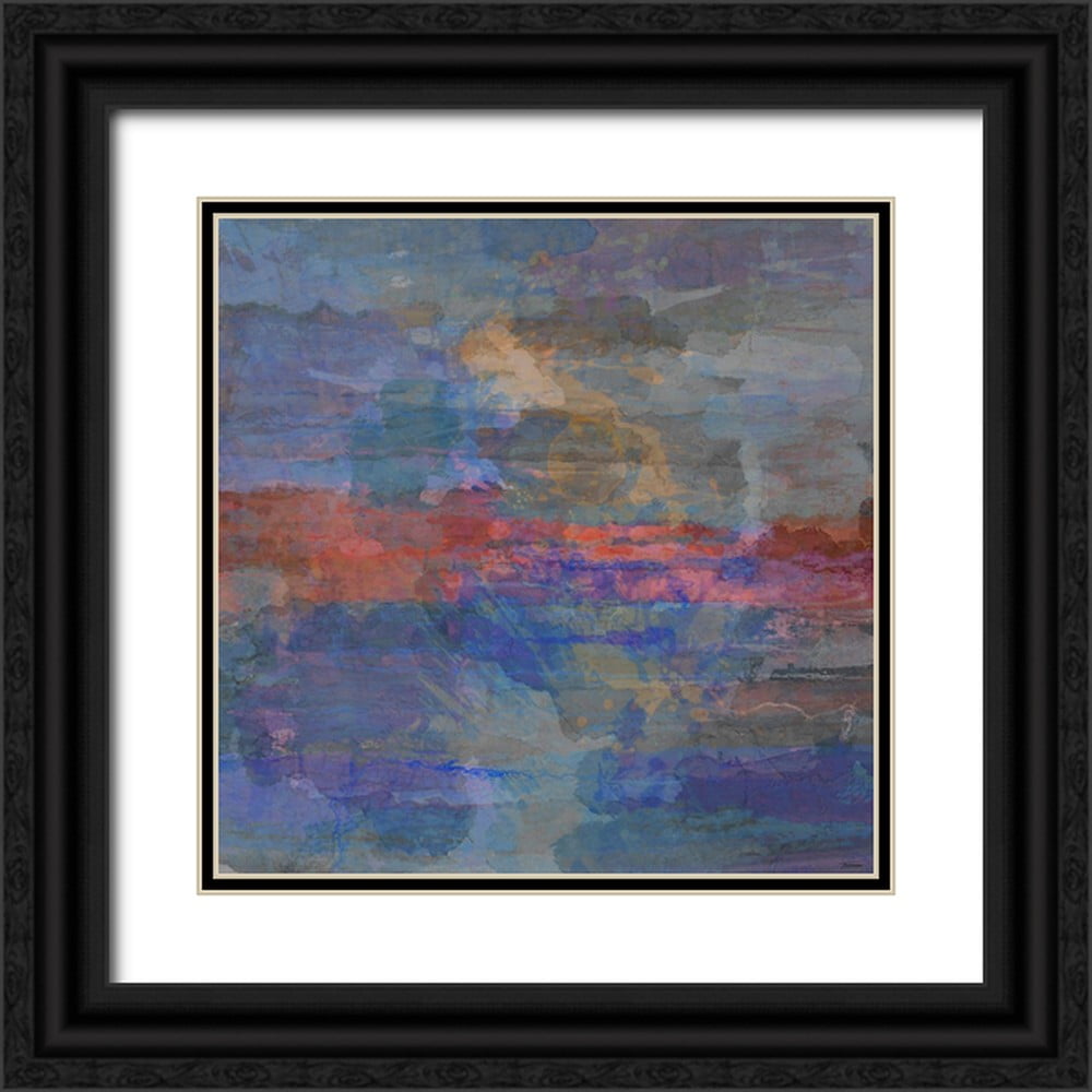 Tienhaara, Michael 20x20 Black Ornate Wood Framed with Double Matting ...