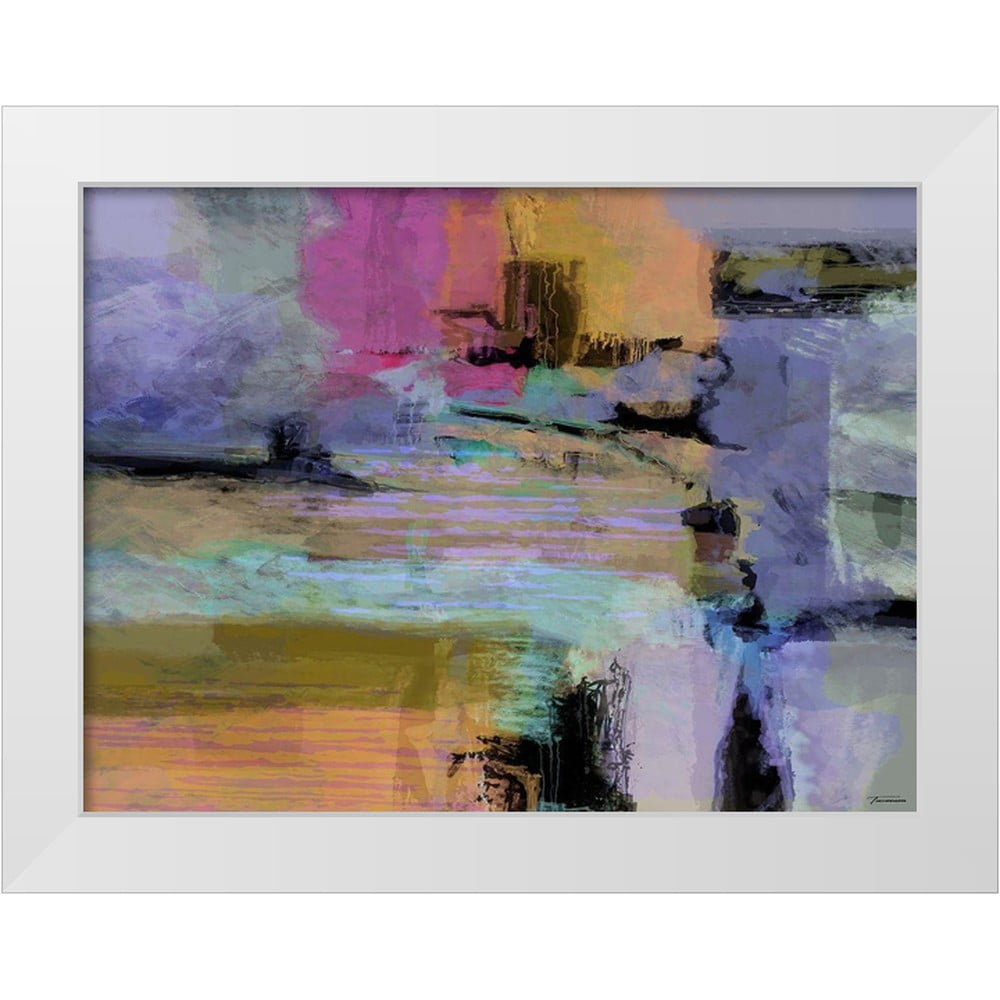Tienhaara, Michael 24x19 White Modern Wood Framed Museum Art Print Titled - Illuminate II ...