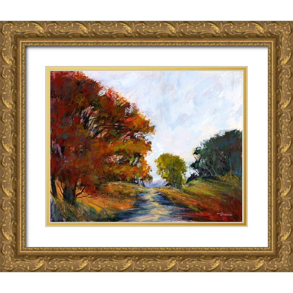 Tienhaara, Michael 32x26 Gold Ornate Wood Framed with Double Matting ...