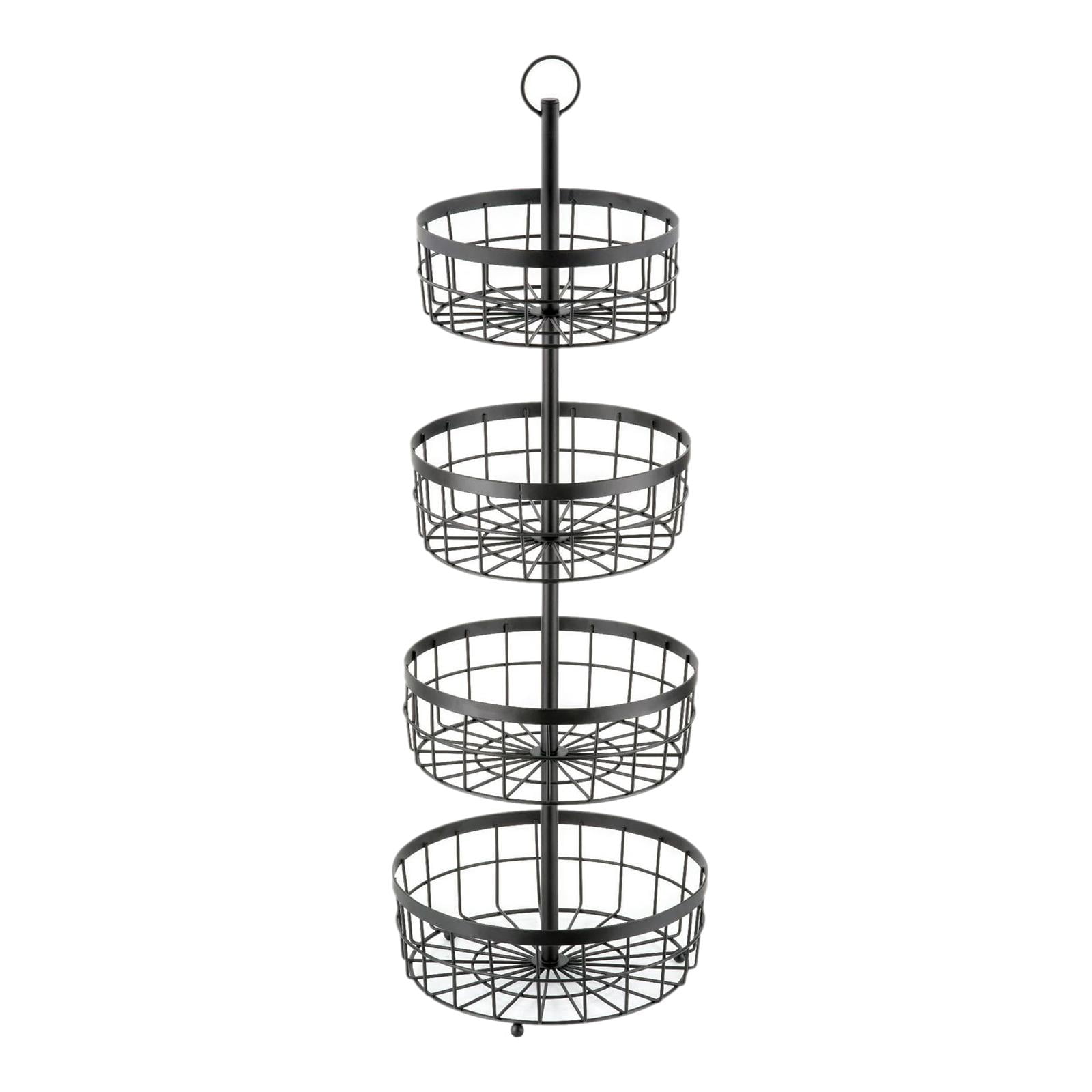 Tier Fruit Basket Table Organizer Multifunctional Free Standing Snack ...