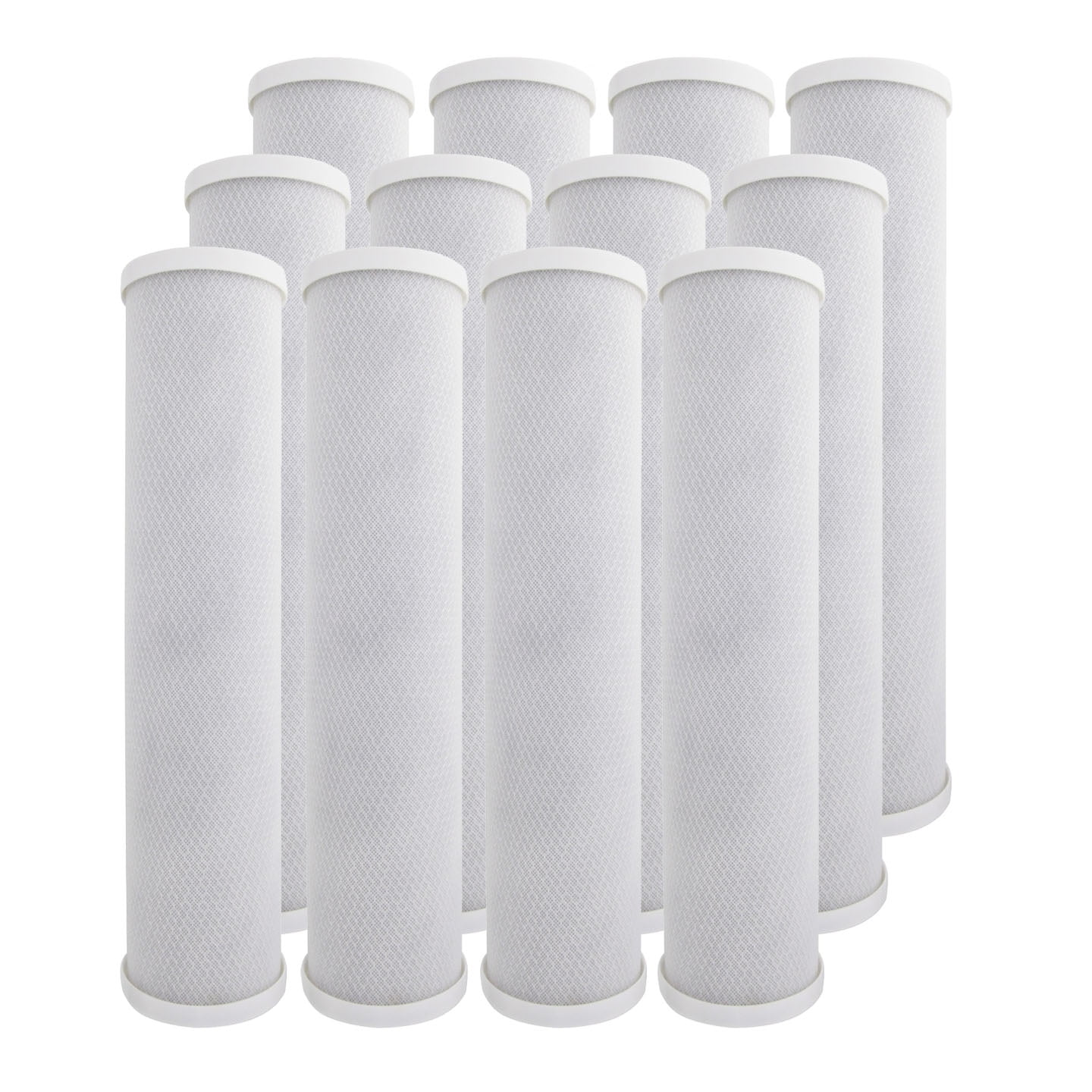 Tier1 5 Micron 20 Inch x 4.5 Inch | 12-Pack Whole House Activated ...