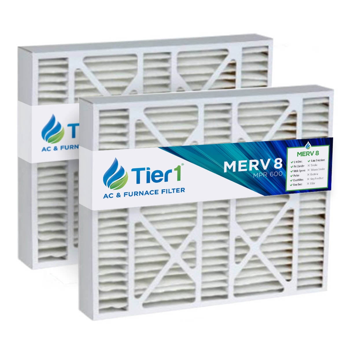 Tier1 Pleated Air Filter - 19x20x4-1/4 - MERV 8 Rated - Replacement for ...