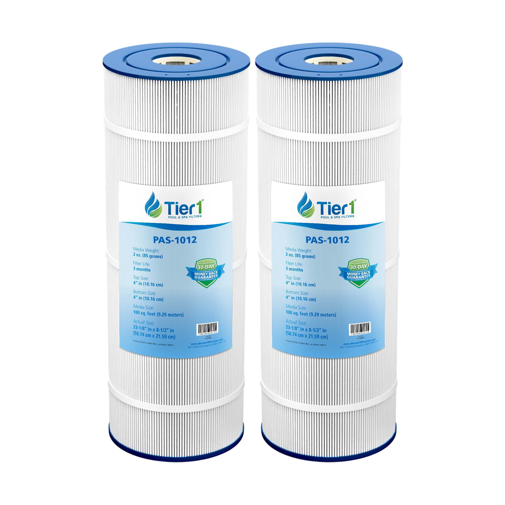 Tier1 Pool & Spa Filter Cartridge 2-pk | Replacement for Hayward C1100 ...