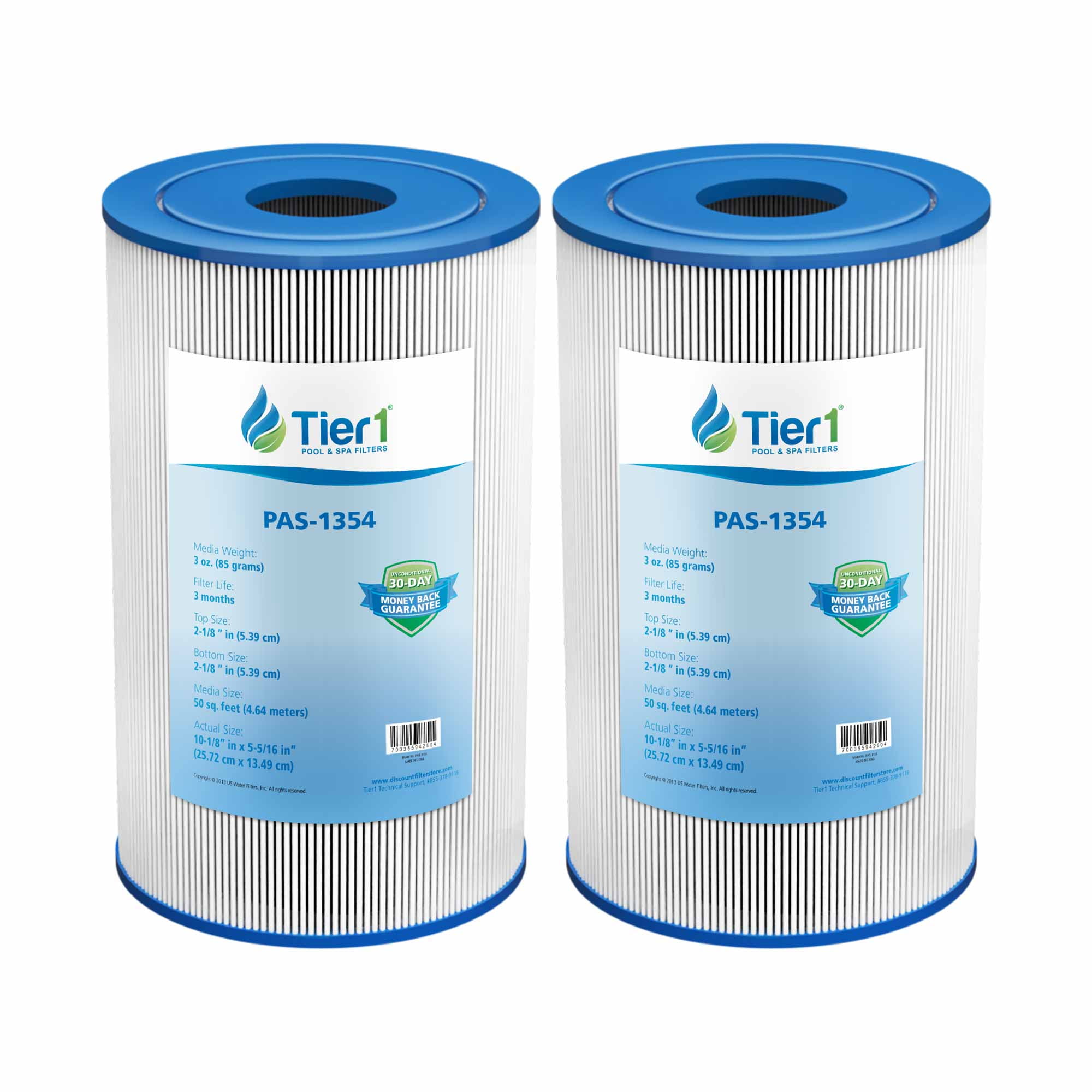 Tier1 Pool & Spa Filter Cartridge 2-pk | Replacement for Leisure Bay ...