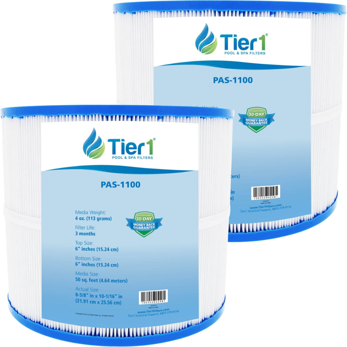 Tier1 Pool & Spa Filter Cartridge 2-pk | Replacement for Pentair ...