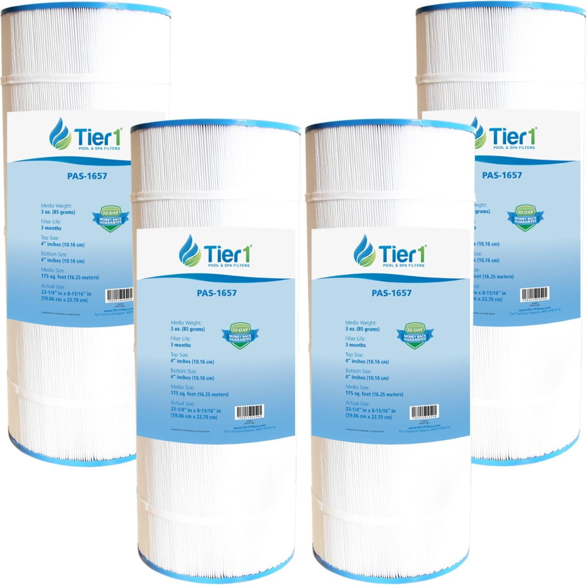 Tier1 Pool & Spa Filter Cartridge 4-pk | Replacement for Hayward ...