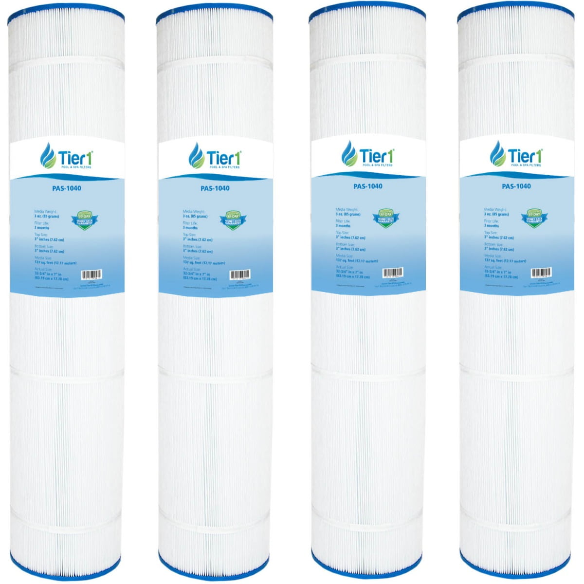 Tier1 Pool & Spa Filter Cartridge 4-pk | Replacement for Hayward ...