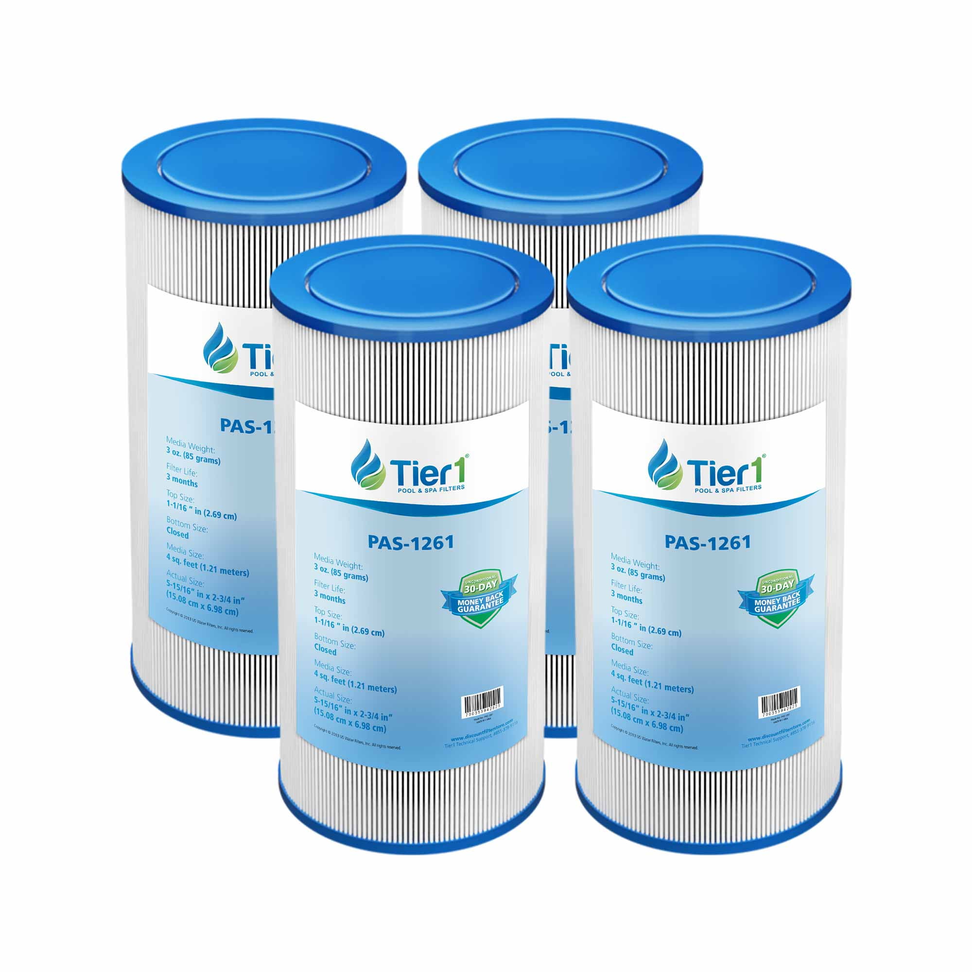 Tier1 Pool & Spa Filter Cartridge 4-pk | Replacement for Icon 136629 3 ...