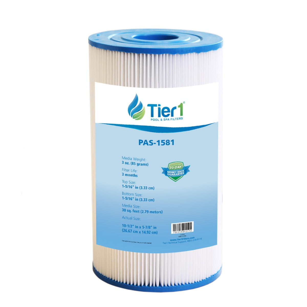 Tier1 Pool & Spa Filter Cartridge | Replacement for Watkins 31489 ...