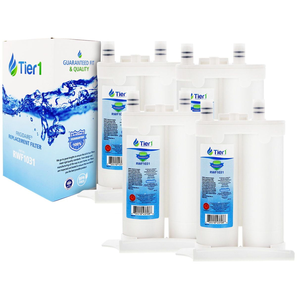 Tier1 PureSource2 Refrigerator Water Filter 4-pk | Replacement for ...