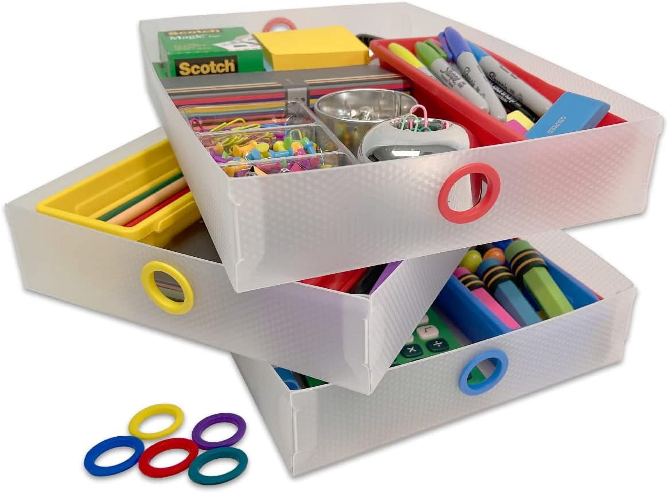TierDrop Desktop Organizer Document Forms Mail and Classroom Sorter ...