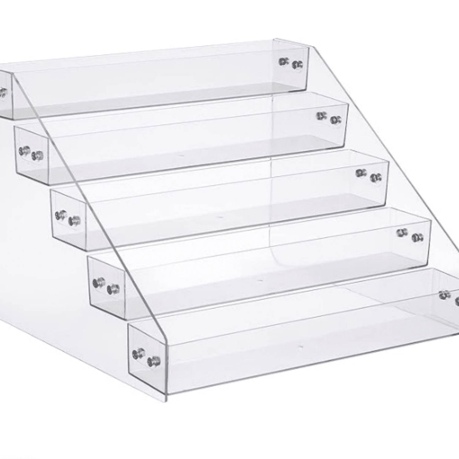 Tiered Spice Rack Acrylic, Spice Rack Shelf Seasoning Organizer for ...