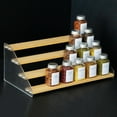 Tiered Spice Rack Organizer for Cabinet & Countertop, 4 Tier Spice ...