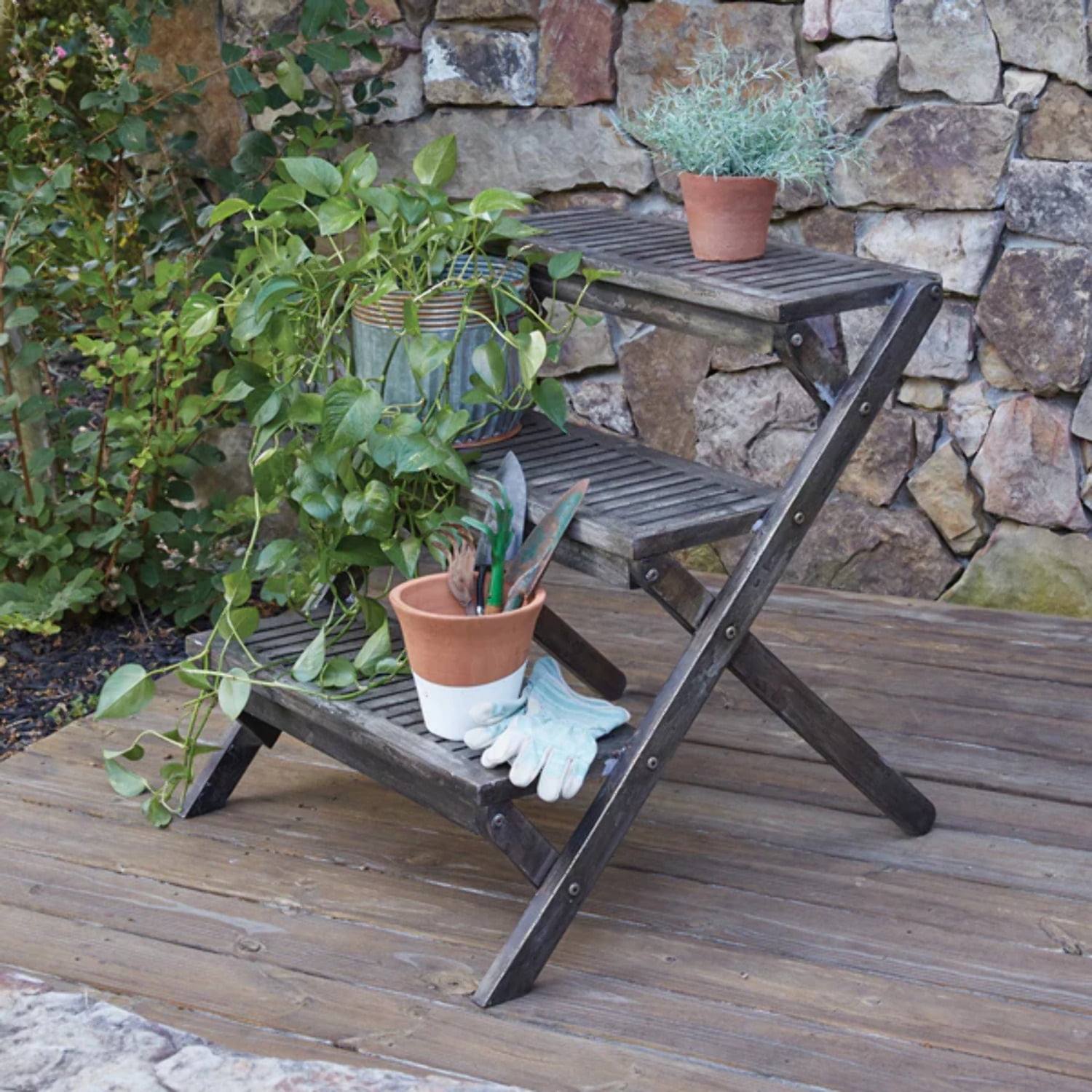 Tiered Stair-Step Display Stand - Walmart.com