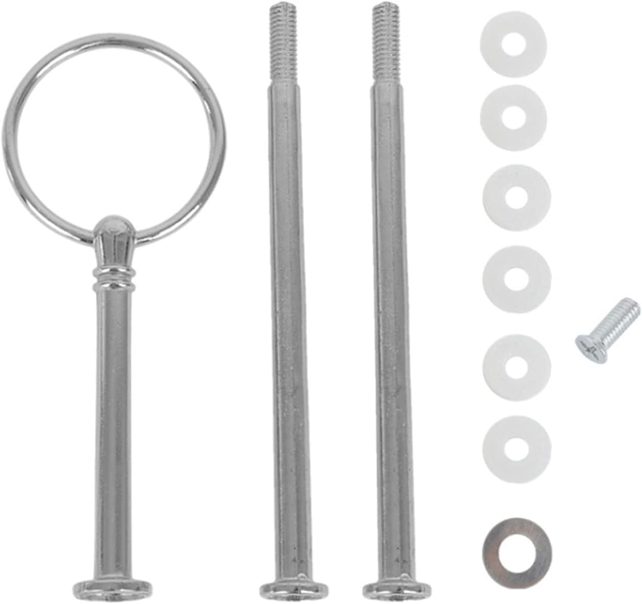 Tiered Tray Hardware 3 Tier Metal Cake Plate Stand Handle Tower Dessert ...