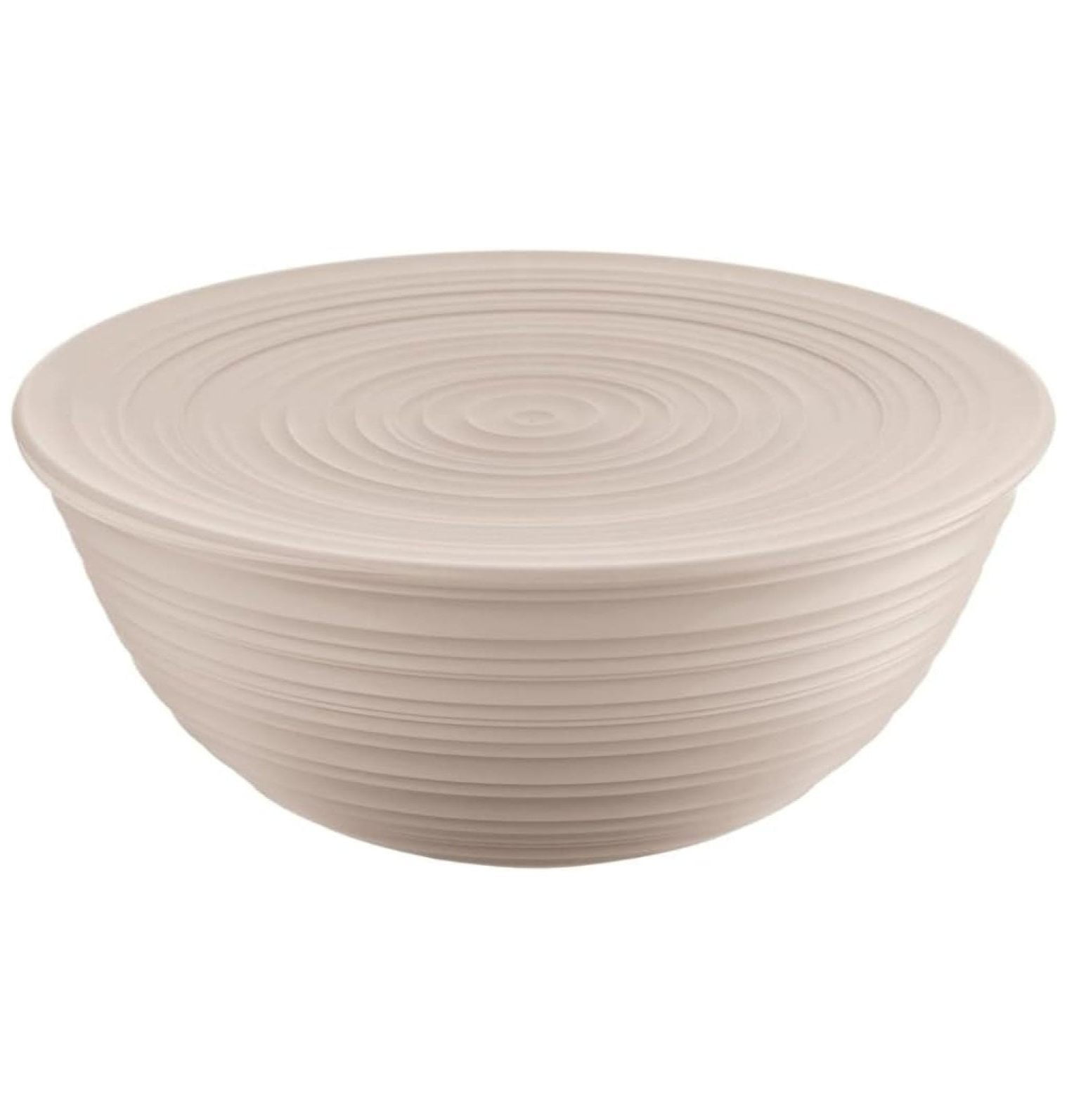 Tierra 11.8" Extra Large Bowl with Lid - Taupe - 100% Recycled Plastic ...