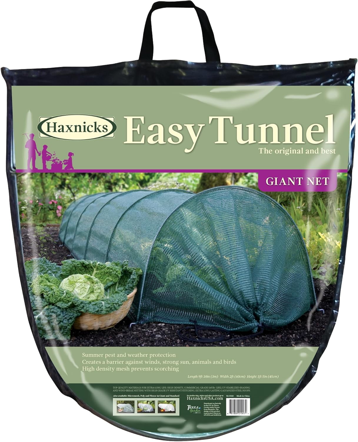 Tierra Garden 50-5020 Haxnicks Easy Shade Net Tunnel Garden Cloche ...