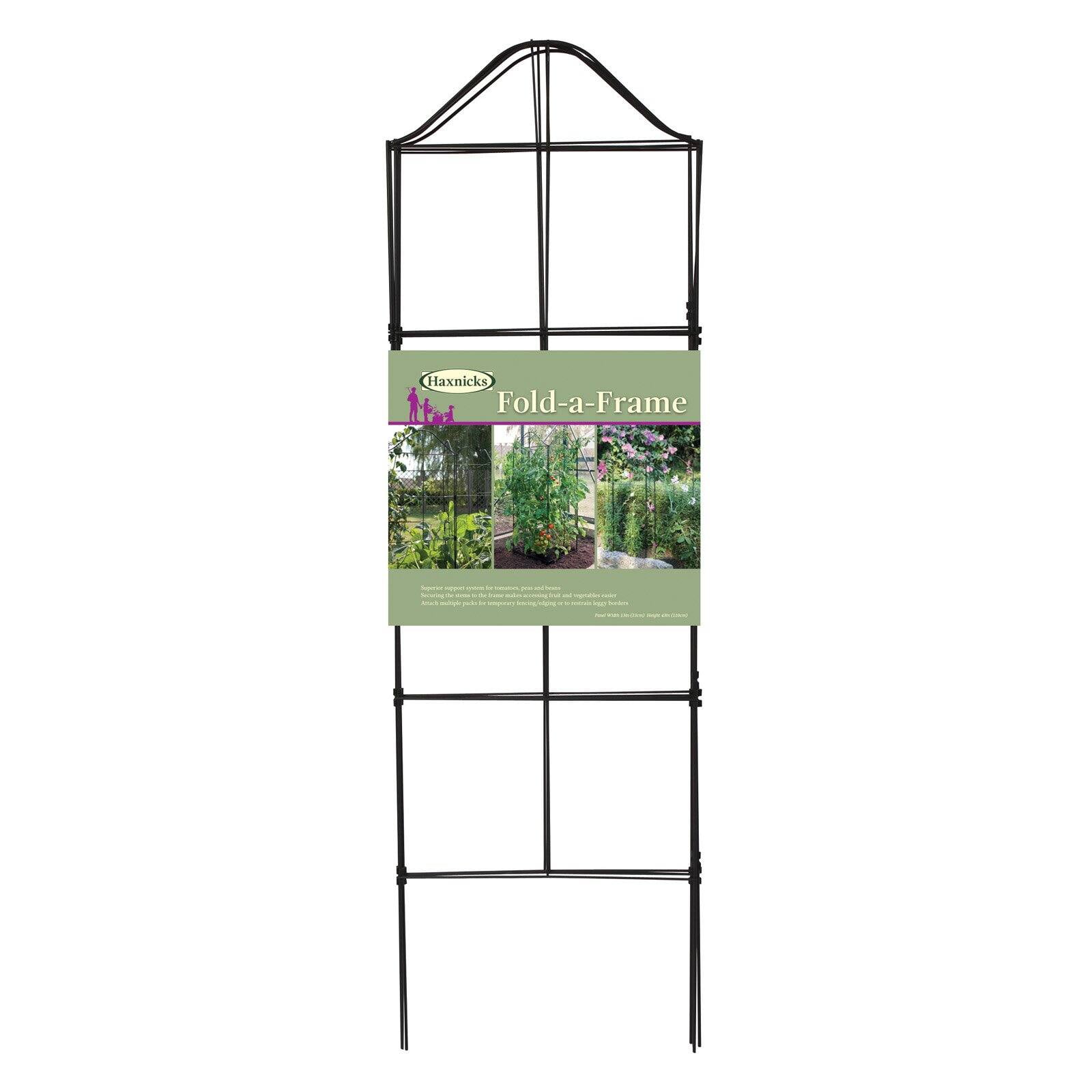 tierra garden haxnicks fold-a-frame expandable trellis - Walmart.com