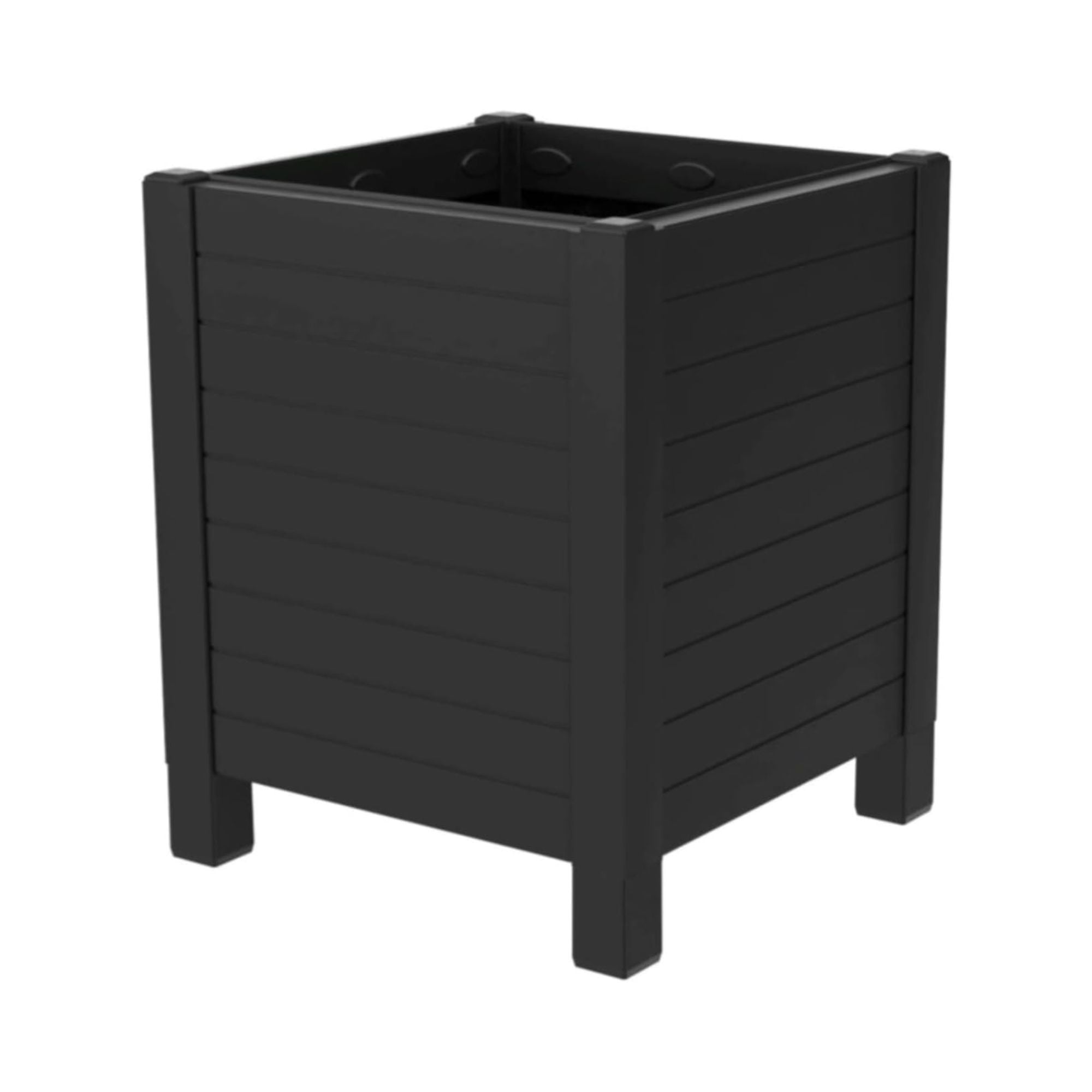 Tierra Verde 17-Inch x 17-Inch Flora Cube Planter Box for Patios or ...