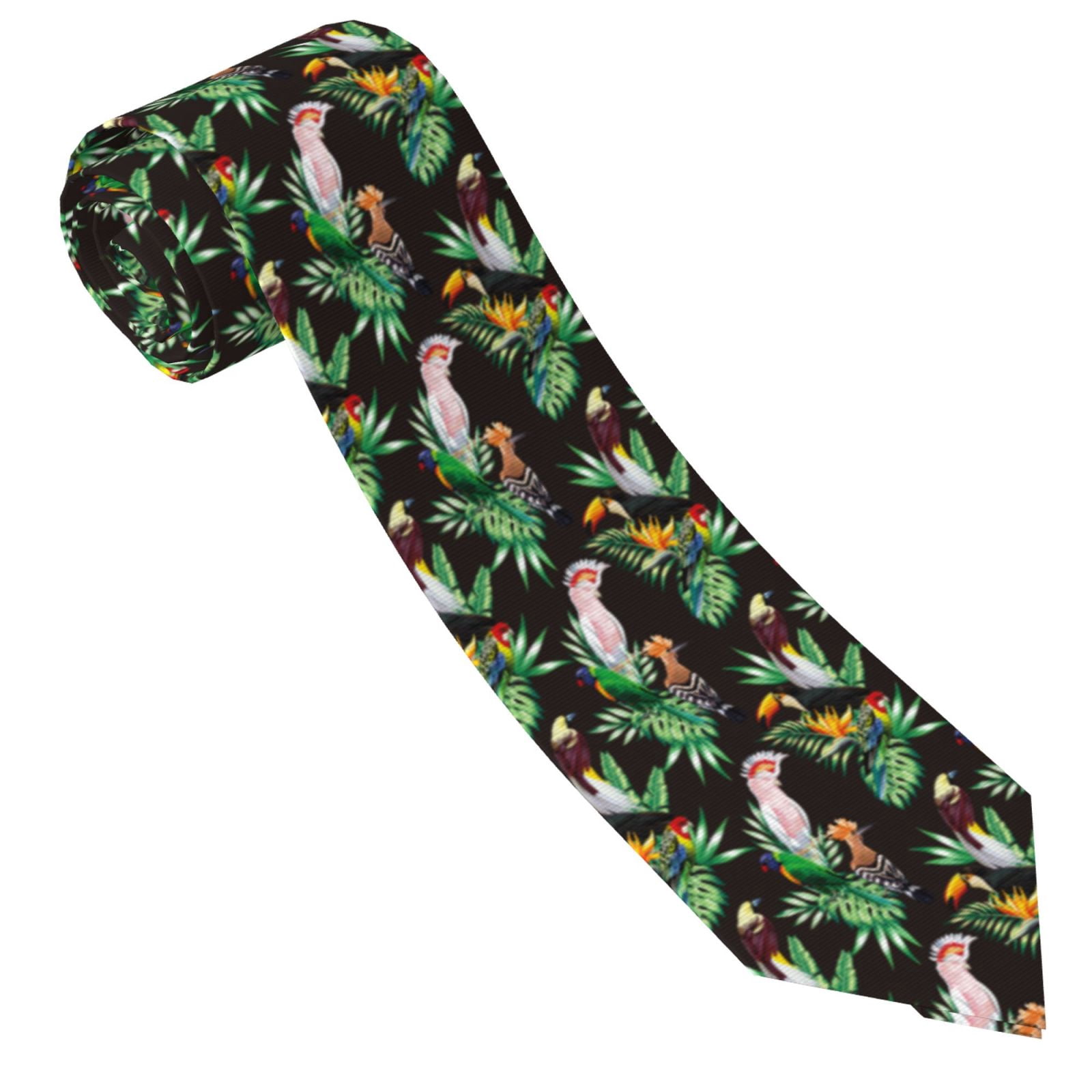 Ties for Men - Cartoon Cute Parrot Toucan Bird Soft Comfort Mens Tie ...