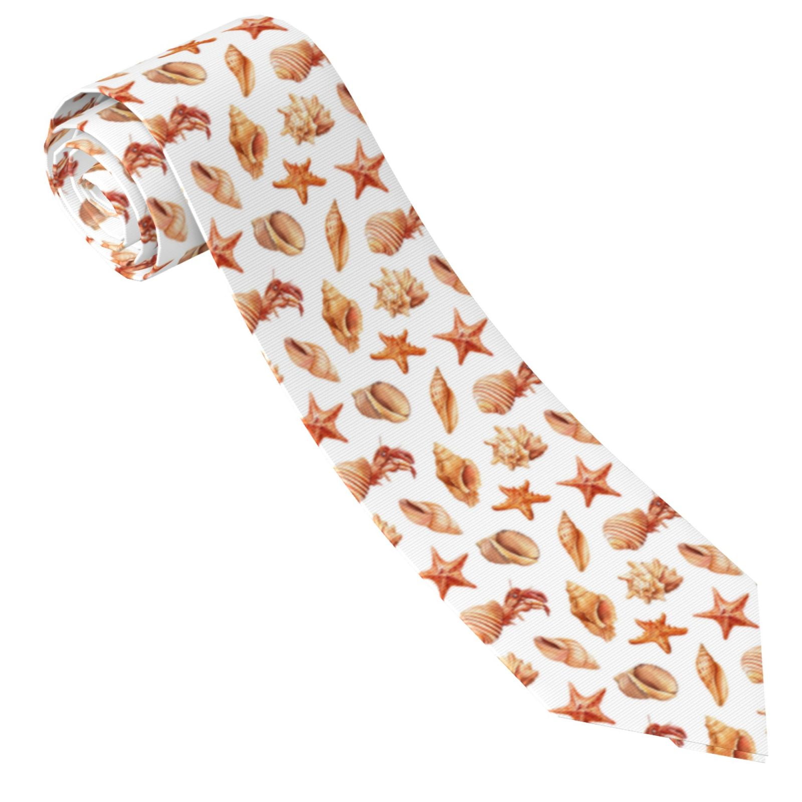Ties for Men - Conch Shell No.J926 Soft Comfort Mens Tie with Built-In ...