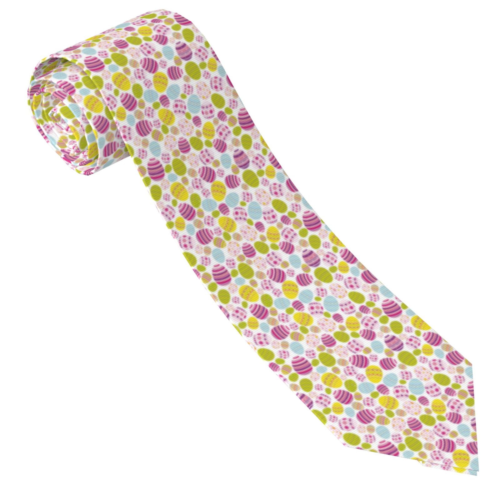 Ties for Men - Easter Egg colorful Soft Comfort Mens Tie with Built-In ...