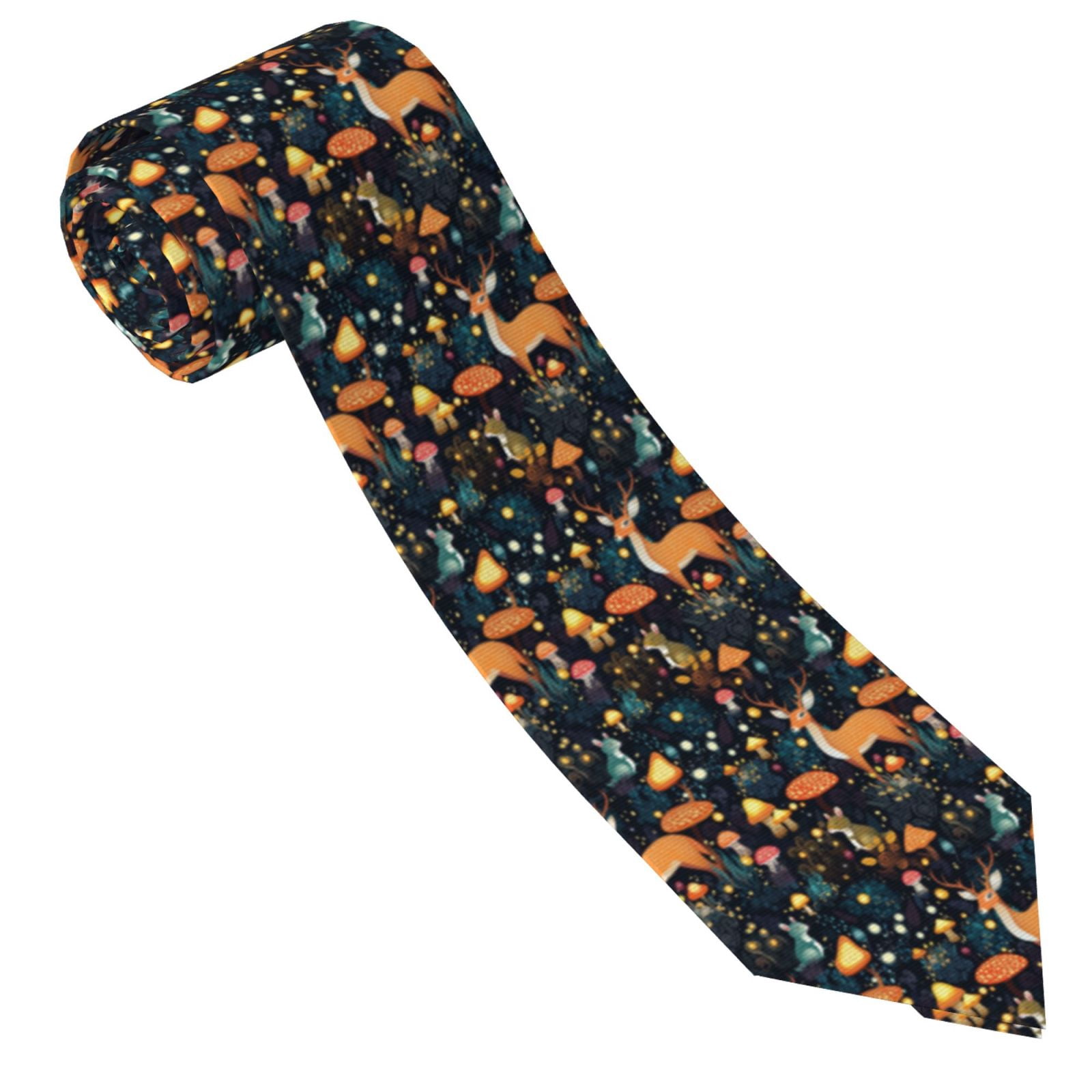 Ties for Men - Forest elf Soft Comfort Mens Tie with Built-In Anti-Flap ...