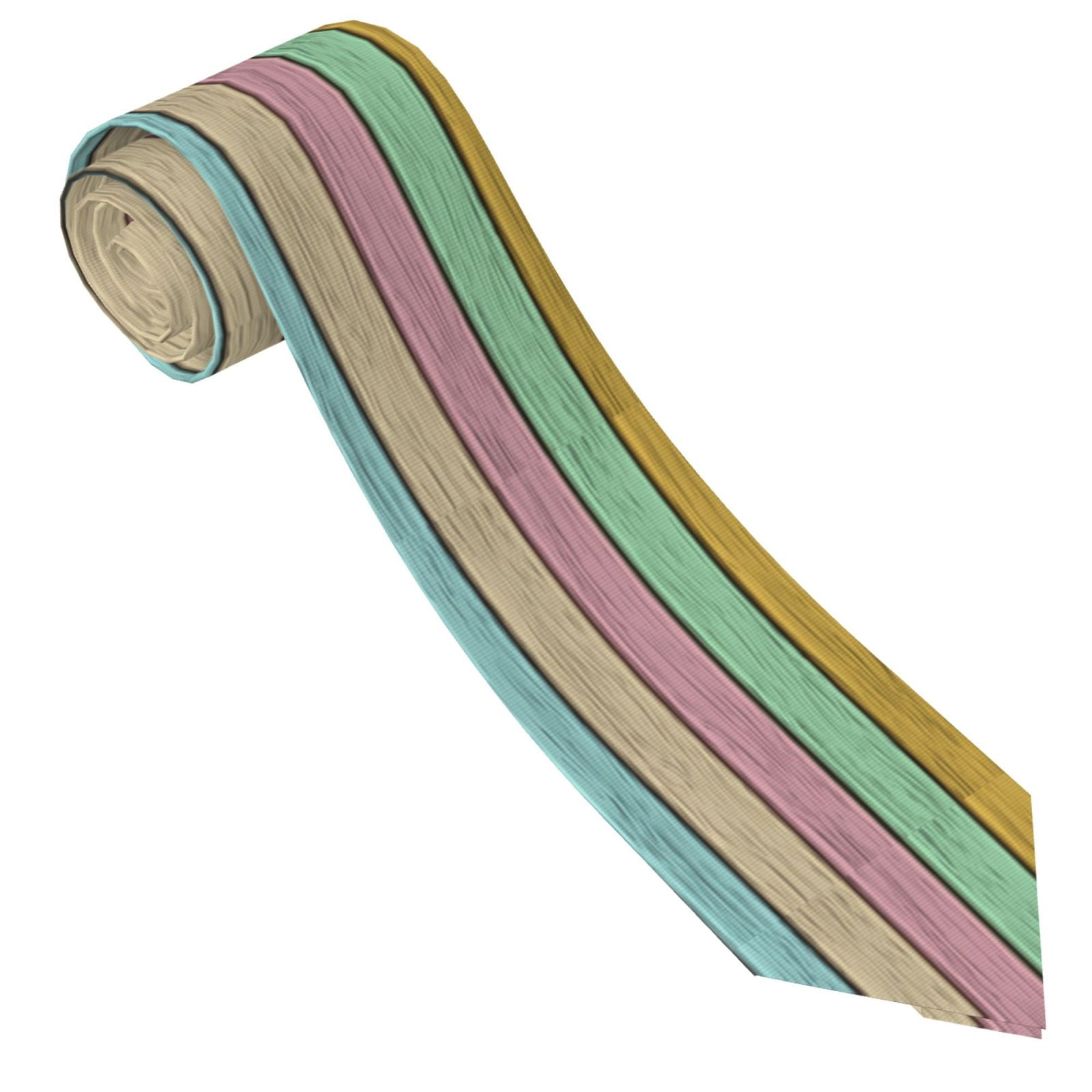 Ties for Men - Pastel Wood Planks Soft Comfort Mens Tie with Built-In ...