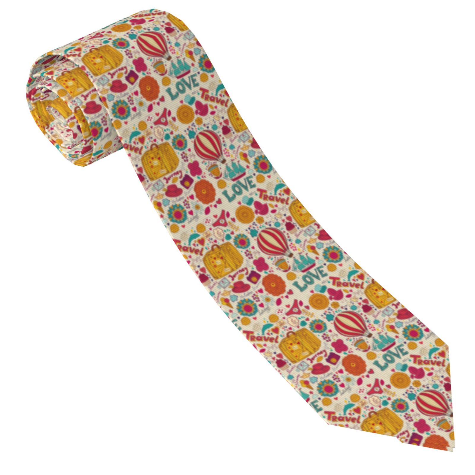 Ties for Men - cartoon hot air balloon Soft Comfort Mens Tie with Built ...