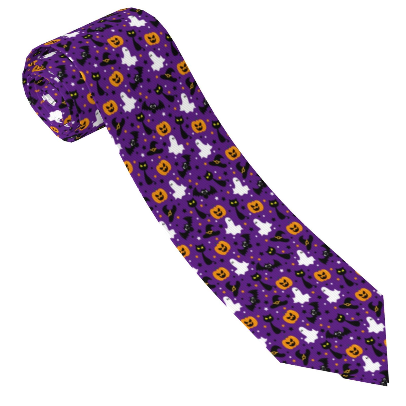 Ties for Men - halloween fun ghost Soft Comfort Mens Tie with Built-In ...